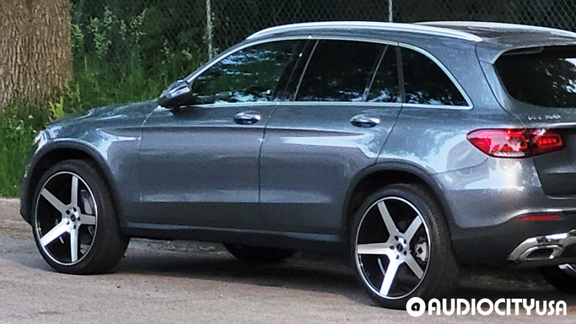 2020 Mercedes-Benz GLC-Class on 22" Strada Wheels Perfetto Gloss Black ...