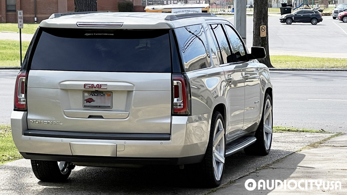 2015 GMC Yukon 4WD on 24" Strada Wheels Coda Silver Brushed | Gallery ...