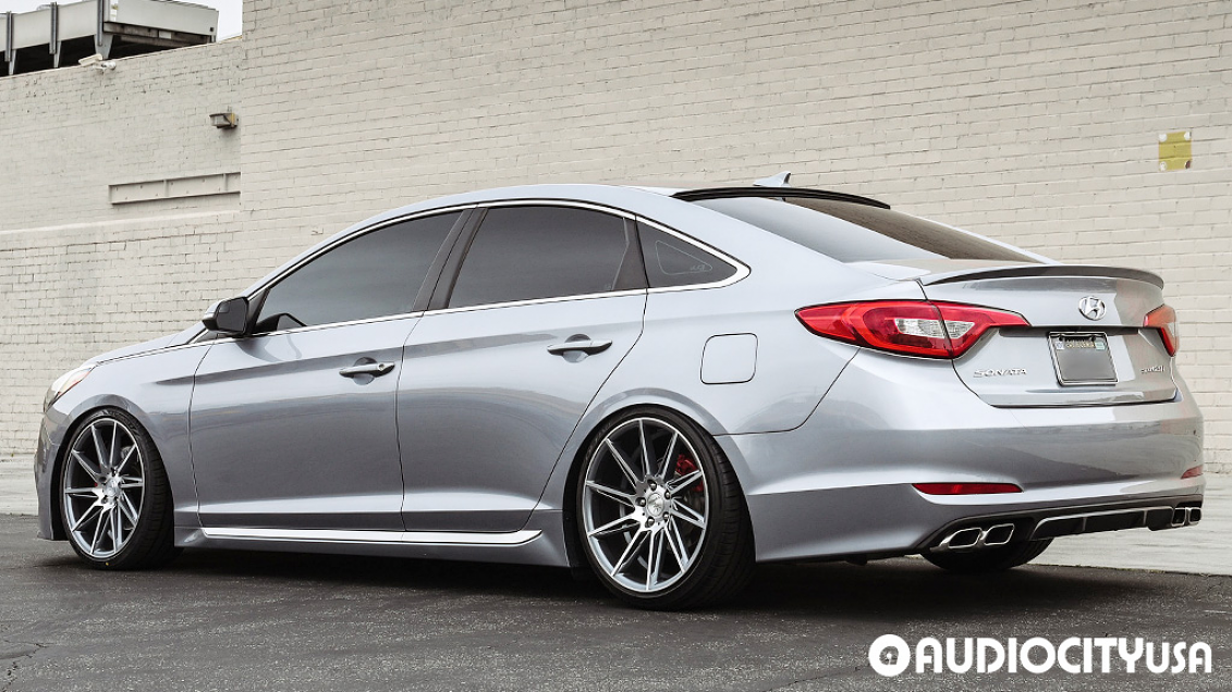2017 Hyundai Sonata on 19" Verde Wheels V25 Quantum Matte Graphite ...