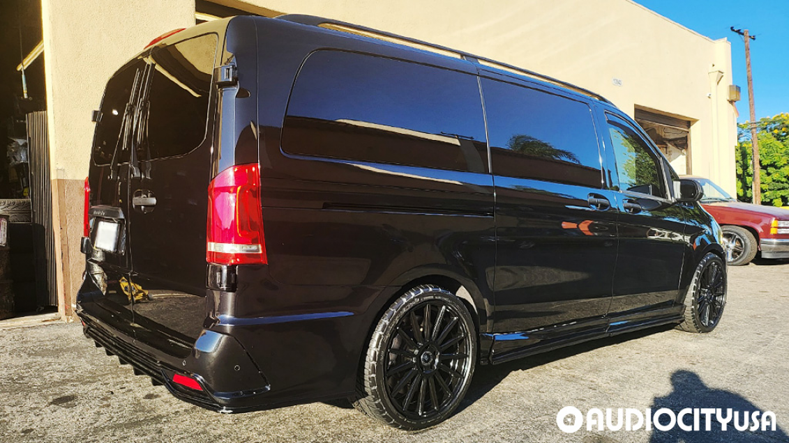 2018 Mercedes-Benz Metris on 20" Road Force Wheels RF15 Gloss Black ...