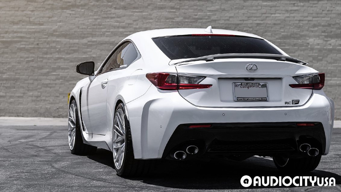 2017 Lexus RC-F on 20" Road Force Wheels RF13 Silver Machined | Gallery ...