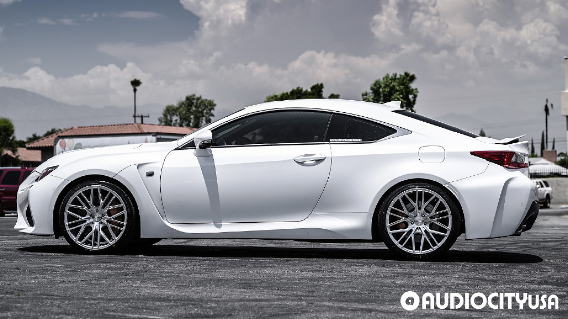 2017 Lexus RC-F on 20" Road Force Wheels RF13 Silver Machined | Gallery ...