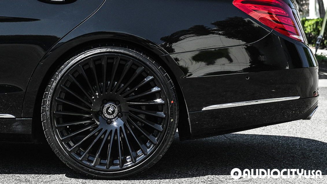 2016 Mercedes-Benz S-Class on 22" Road Force Wheels RF23 Gloss Black ...