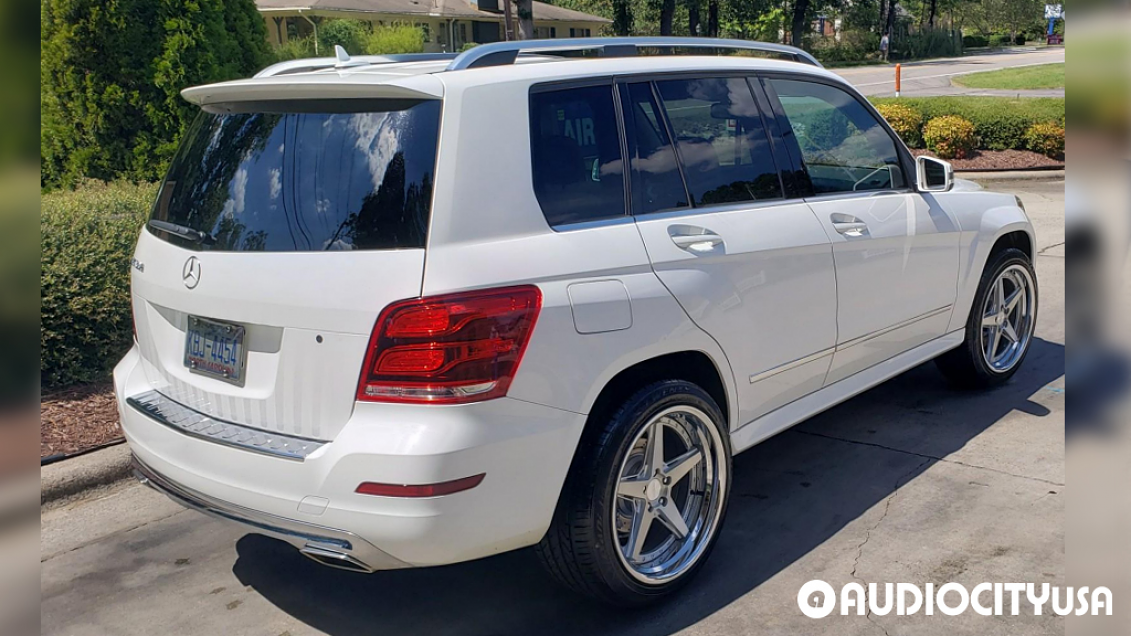 2014 Mercedes-Benz GLK-Class on 20" Rennen Wheels CSL 7 Silver with ...
