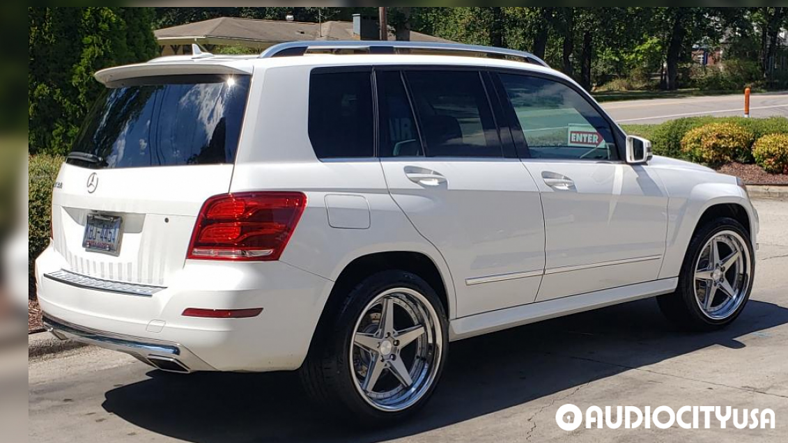 2014 Mercedes-Benz GLK-Class on 20" Rennen Wheels CSL 7 Silver with ...