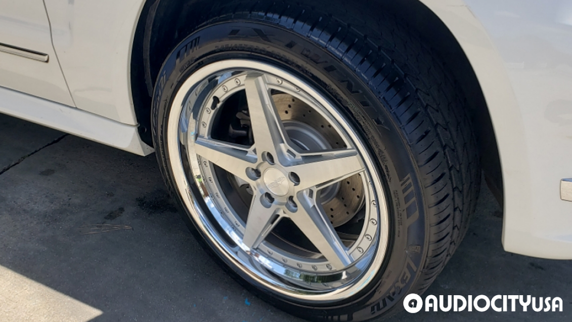 2014 Mercedes-Benz GLK-Class on 20" Rennen Wheels CSL 7 Silver with ...