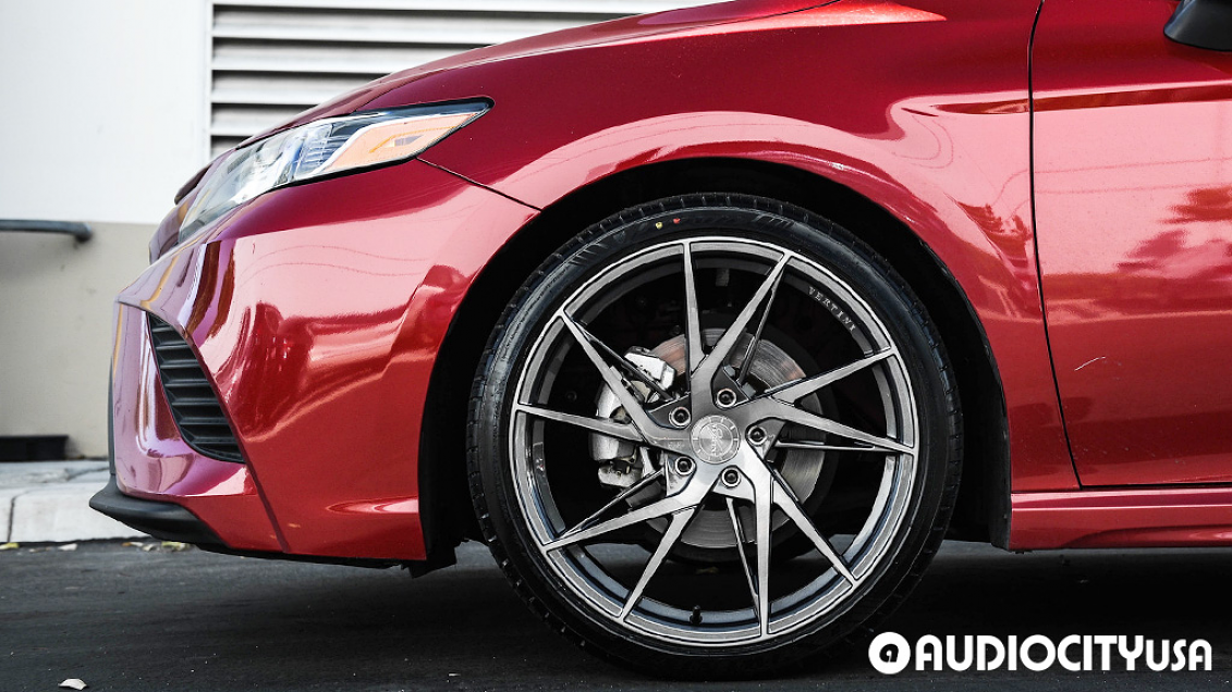 2020 Toyota Camry on 20" Vertini Wheels RFS1.9 Brushed Dual Gunmetal | Gallery | AudioCityUSA
