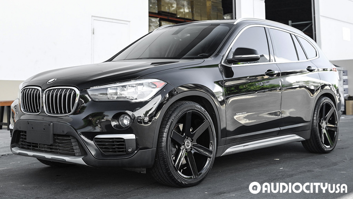 2016 BMW X1 on 20" Strada Wheels Coda Black | Gallery | AudioCityUSA