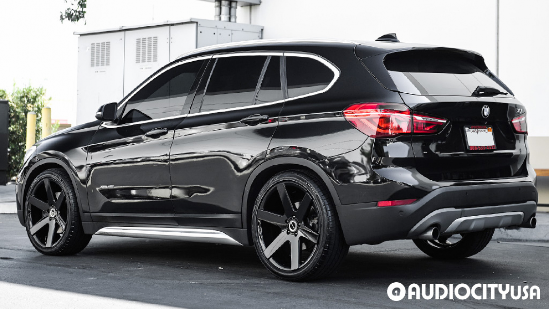 2016 BMW X1 on 20" Strada Wheels Coda Black | Gallery | AudioCityUSA