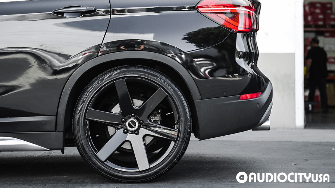 2016 BMW X1 on 20" Strada Wheels Coda Black | Gallery | AudioCityUSA
