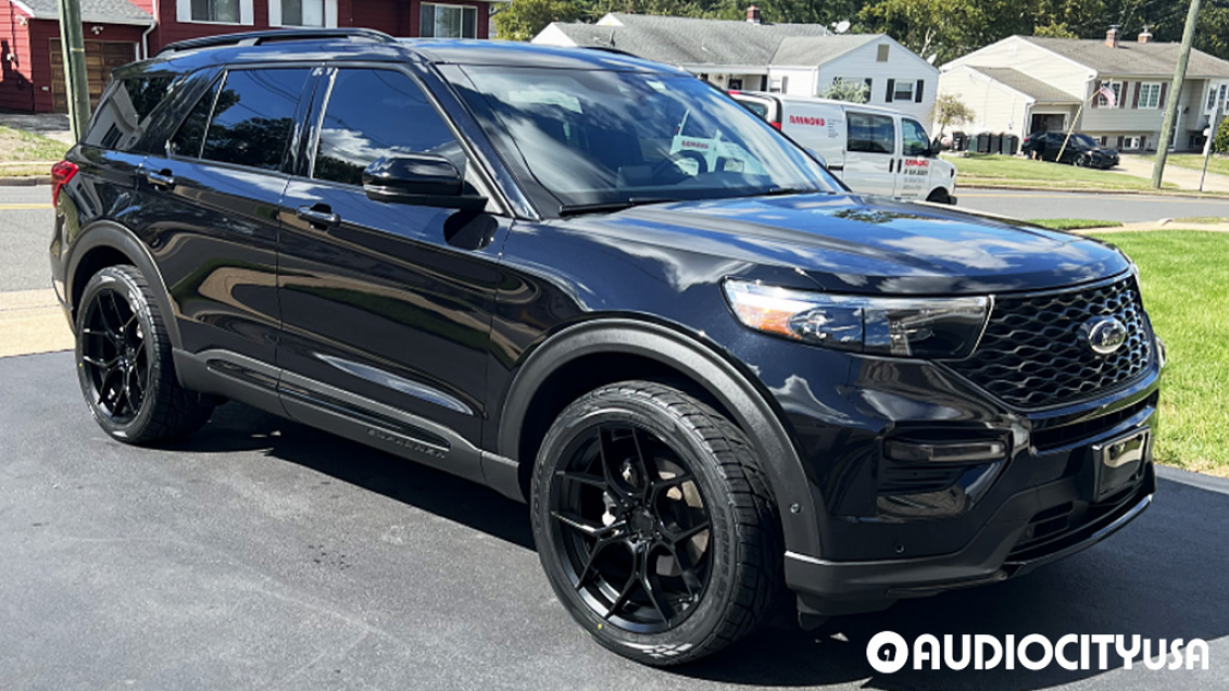 2020 Ford Explorer on 22" Asanti Wheels ABL-37 Satin Black | Gallery ...