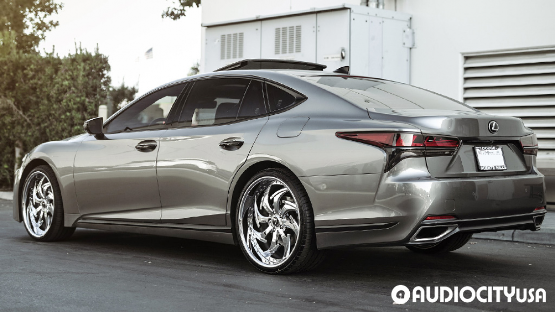 2018 Lexus LS Series on 22" Artis Forged Wheels Dagger - True ...