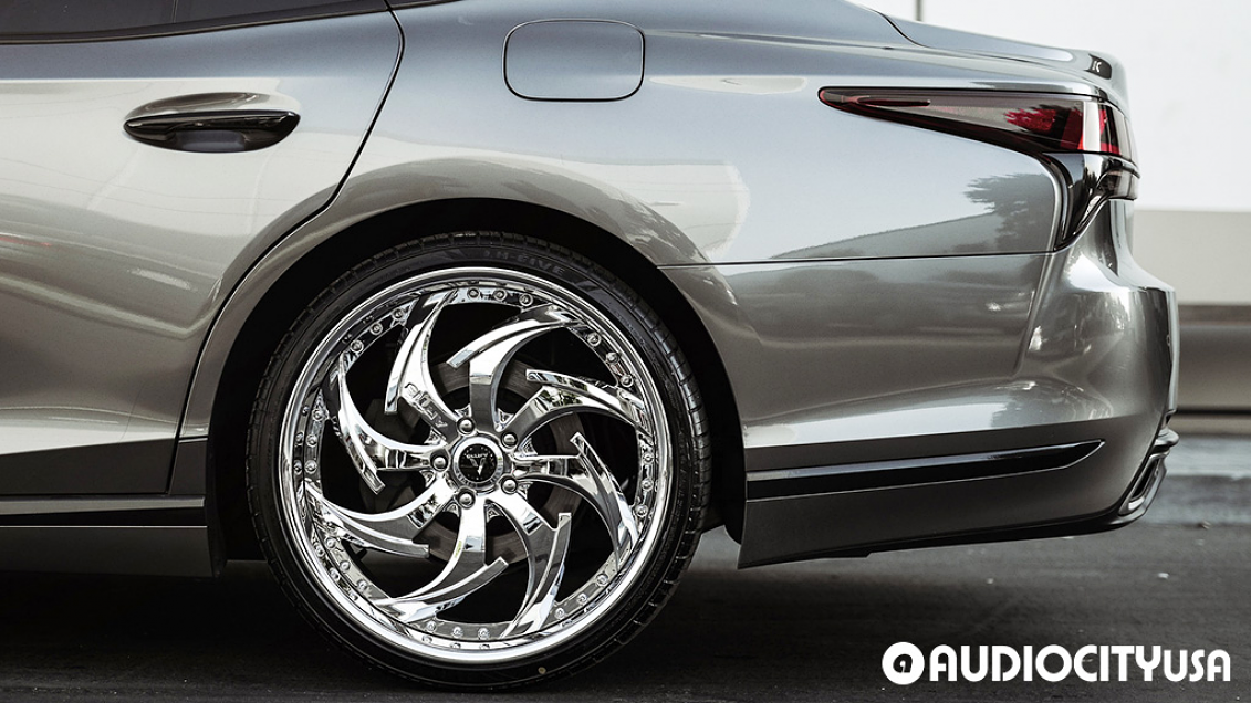 2018 Lexus LS Series on 22" Artis Forged Wheels Dagger - True ...