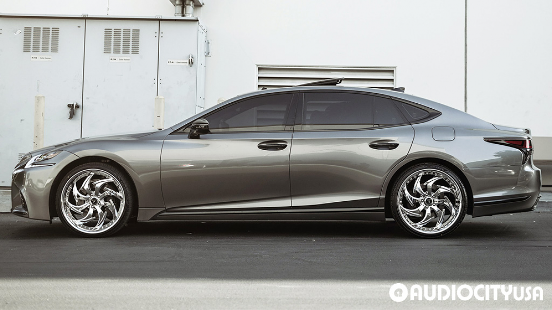 2018 Lexus LS Series on 22" Artis Forged Wheels Dagger - True ...
