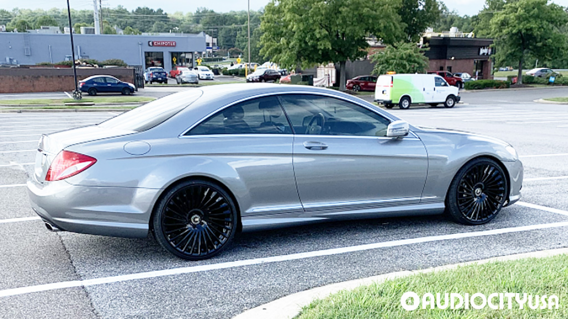 2010 Mercedes-Benz CL-Class on 22" Road Force Wheels RF23 Gloss Black ...
