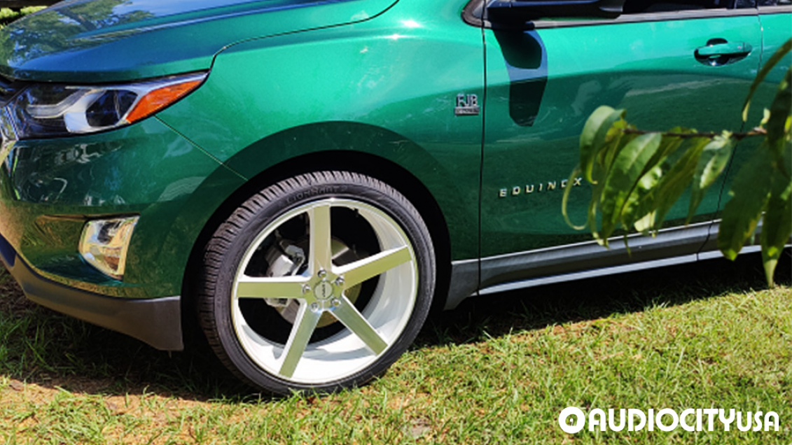 2018 Chevrolet Equinox on 22" Strada Wheels Perfetto White Machined ...