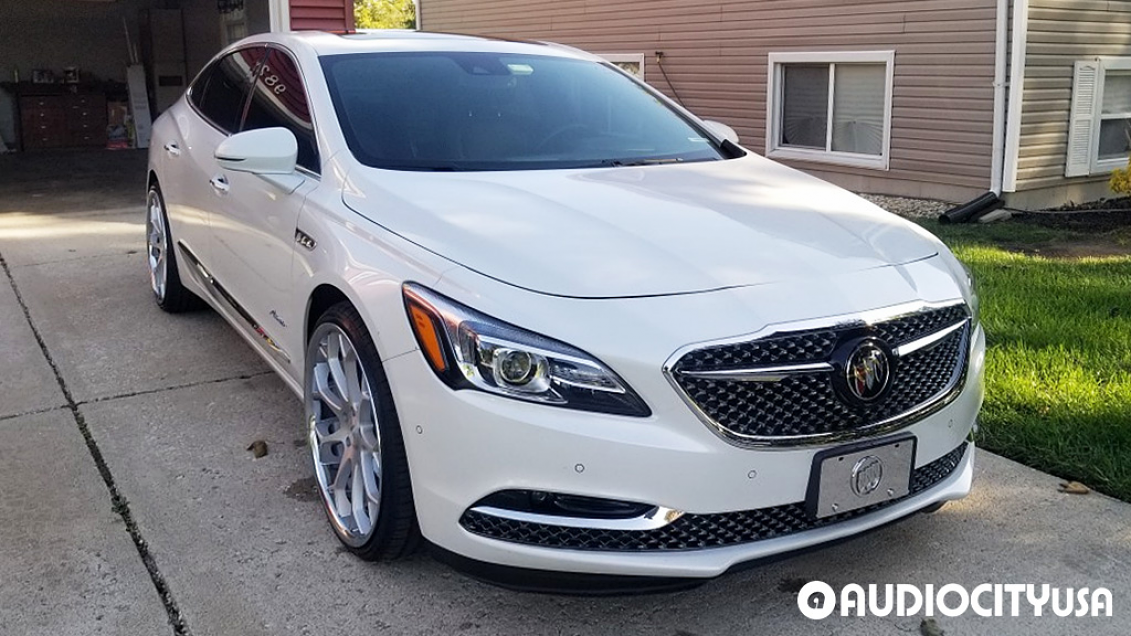 2019 Buick LaCrosse on 22" AZAD Wheels AZ99 Silver with Chrome SS Lip ...