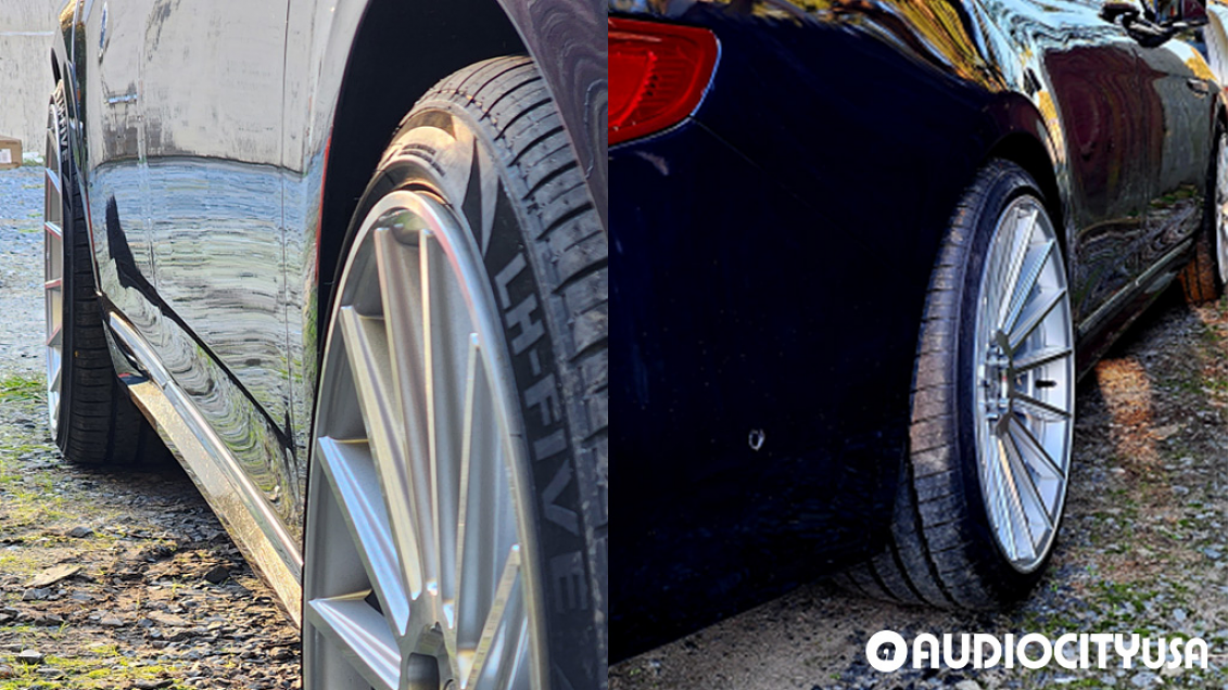 2017 Lincoln Continental on 21" Road Force Wheels RF15 Silver Machined ...