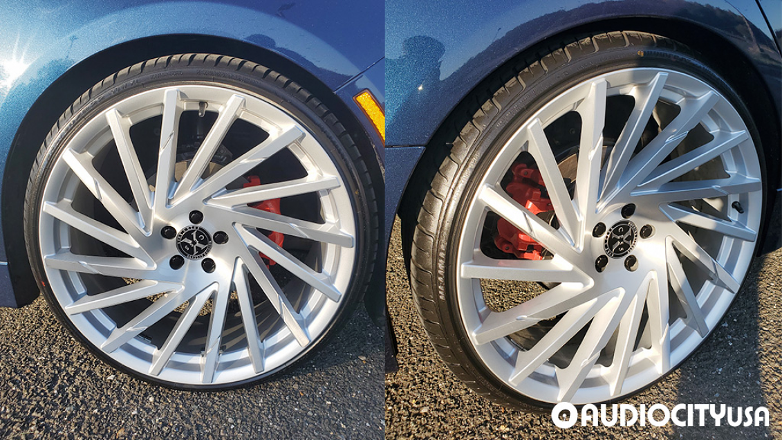 2017 Lincoln MKZ on 22" Xcess Wheels X02 Brushed Silver | Gallery ...