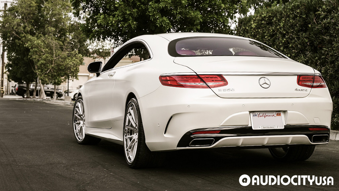 2017 Mercedes-Benz S-Class on 22" Lexani Forged Wheels LTS-02 Brushed ...
