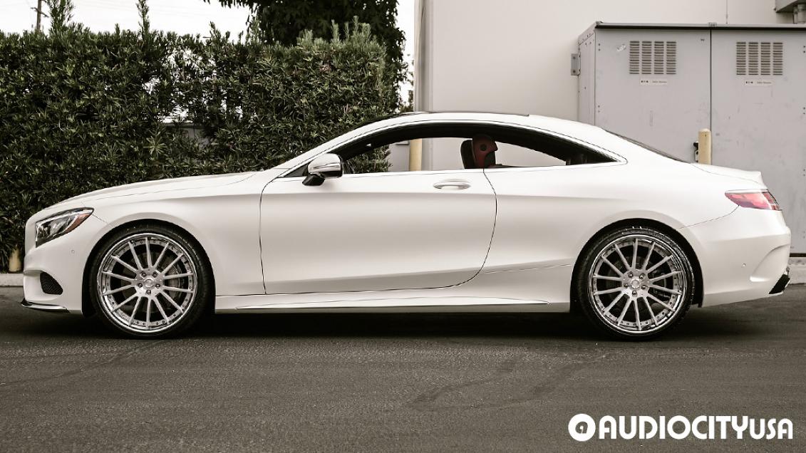 2017 Mercedes-Benz S-Class on 22" Lexani Forged Wheels LTS-02 Brushed ...