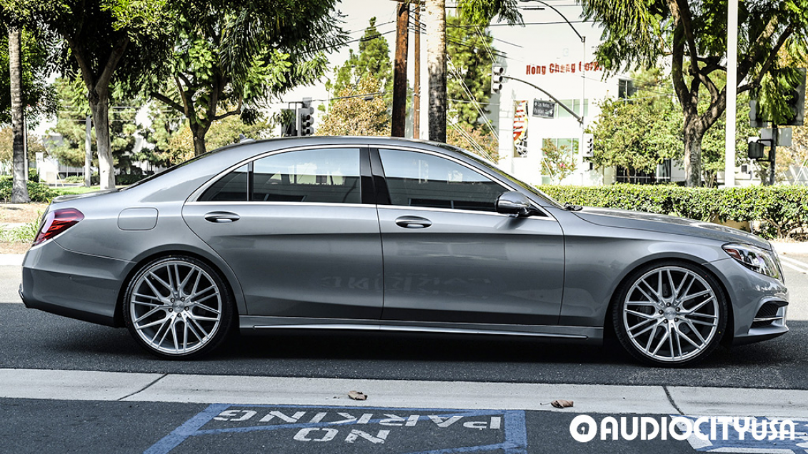 2015 Mercedes-Benz S-Class on 22" Road Force Wheels RF13 Silver ...