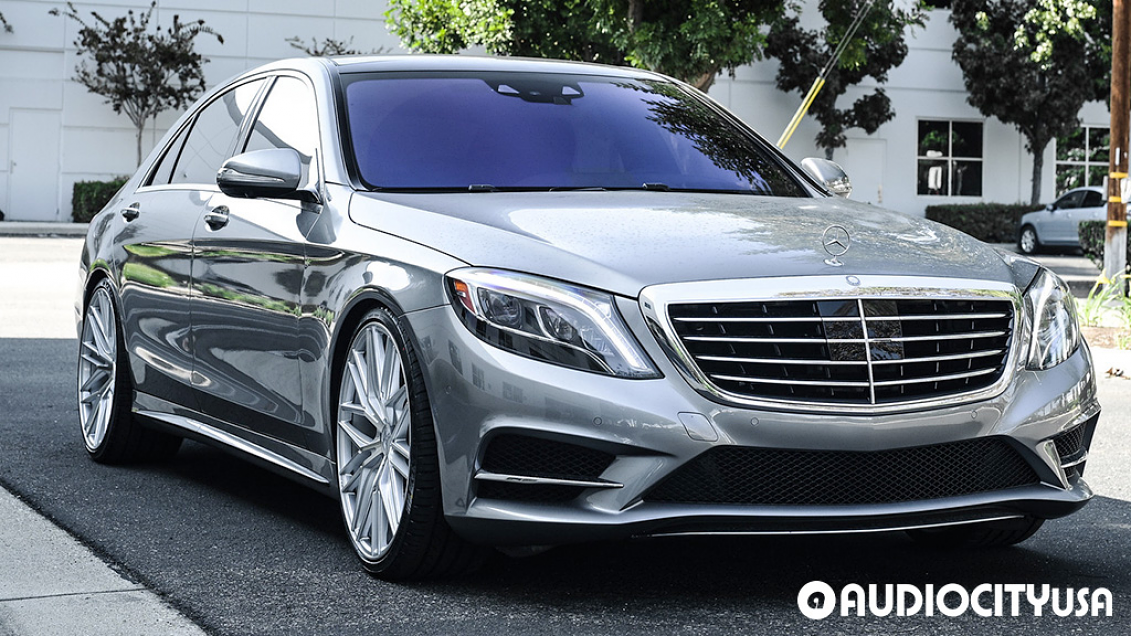 2015 Mercedes-Benz S-Class on 22" Road Force Wheels RF13 Silver ...
