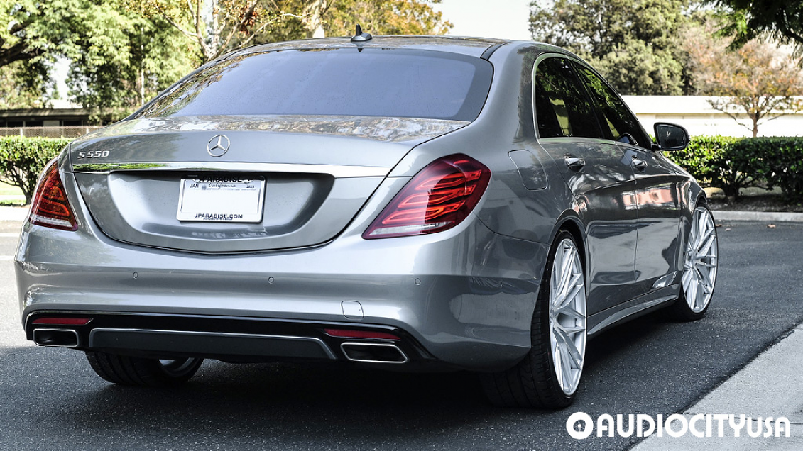2015 Mercedes-Benz S-Class on 22" Road Force Wheels RF13 Silver ...