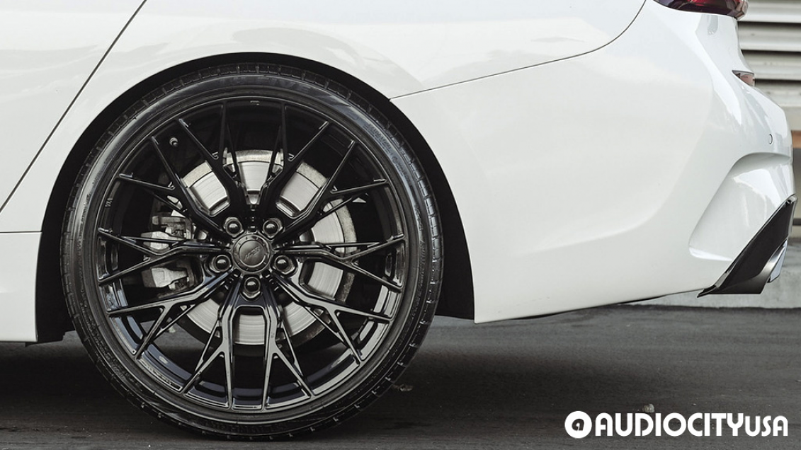 2019 BMW 3 Series on 20" MRR Wheels GF5 Gloss Black | Gallery ...
