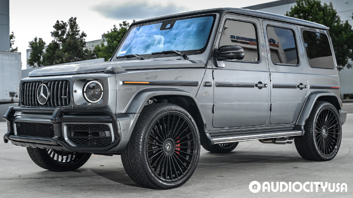 2022 Mercedes-AMG G-Class AMG on 24" Road Force Wheels RF22 Gloss Black ...
