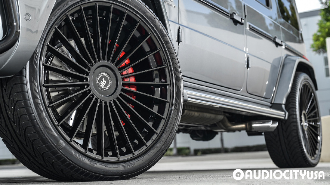 2022 Mercedes-AMG G-Class AMG on 24" Road Force Wheels RF22 Gloss Black ...