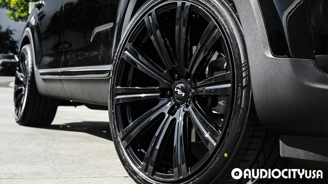 2022 KIA Telluride on 22" Avant Garde Wheels Vanguard Gloss Black ...