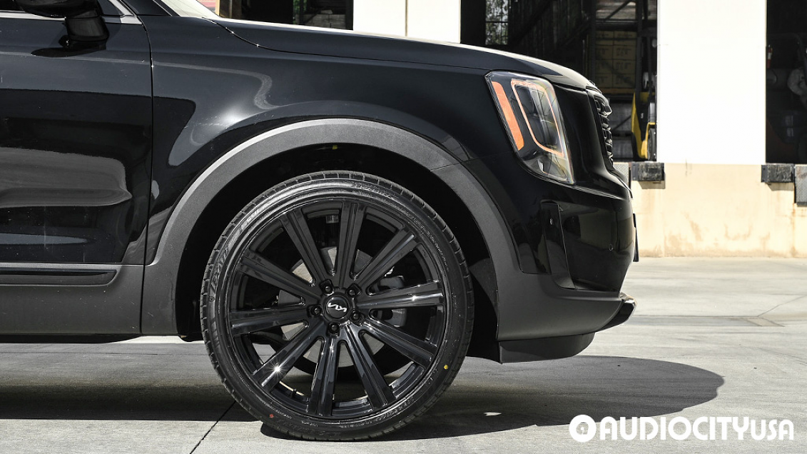 2022 KIA Telluride on 22" Avant Garde Wheels Vanguard Gloss Black ...