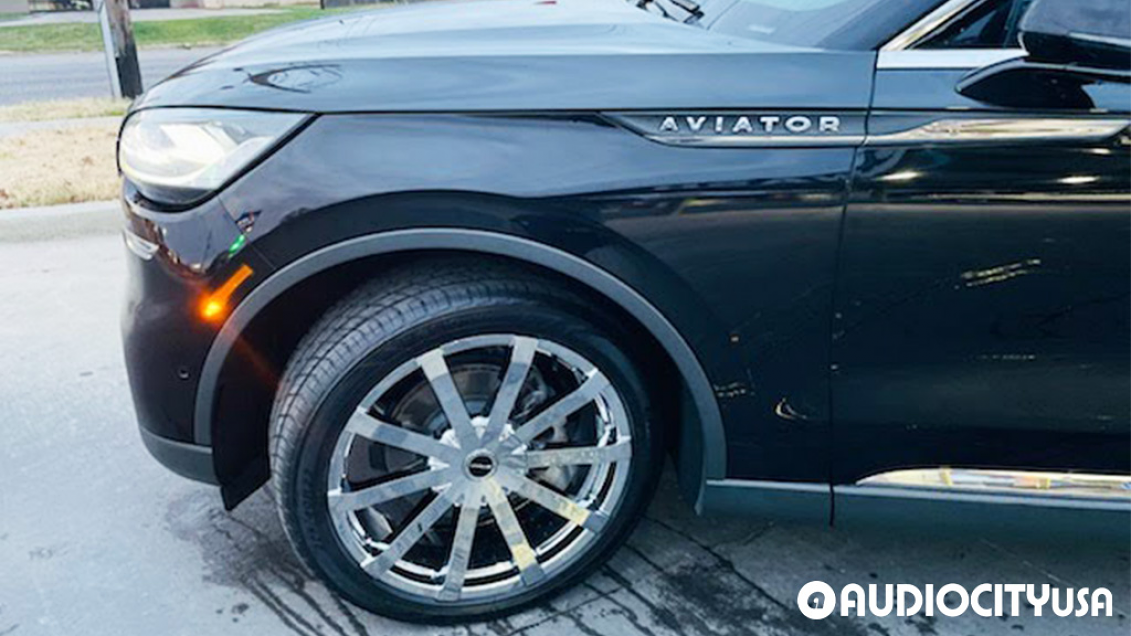 2020 Lincoln Aviator on 22" Strada Wheels Gabbia Chrome | Gallery ...