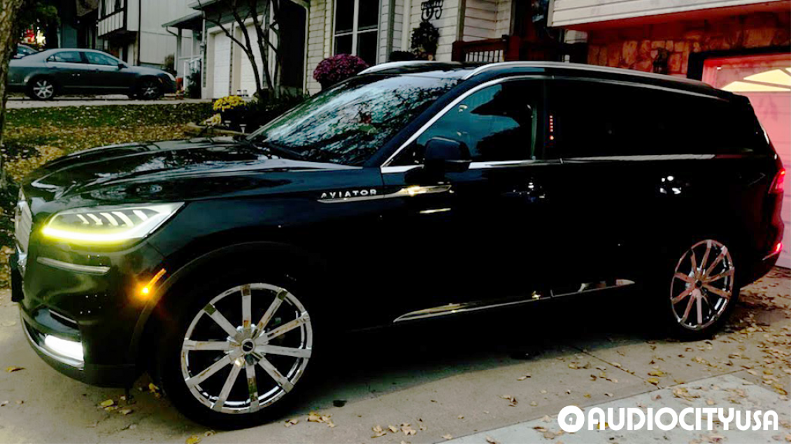 2020 Lincoln Aviator Strada Gabbia 22 inch Wheels | Gallery | AudioCityUSA