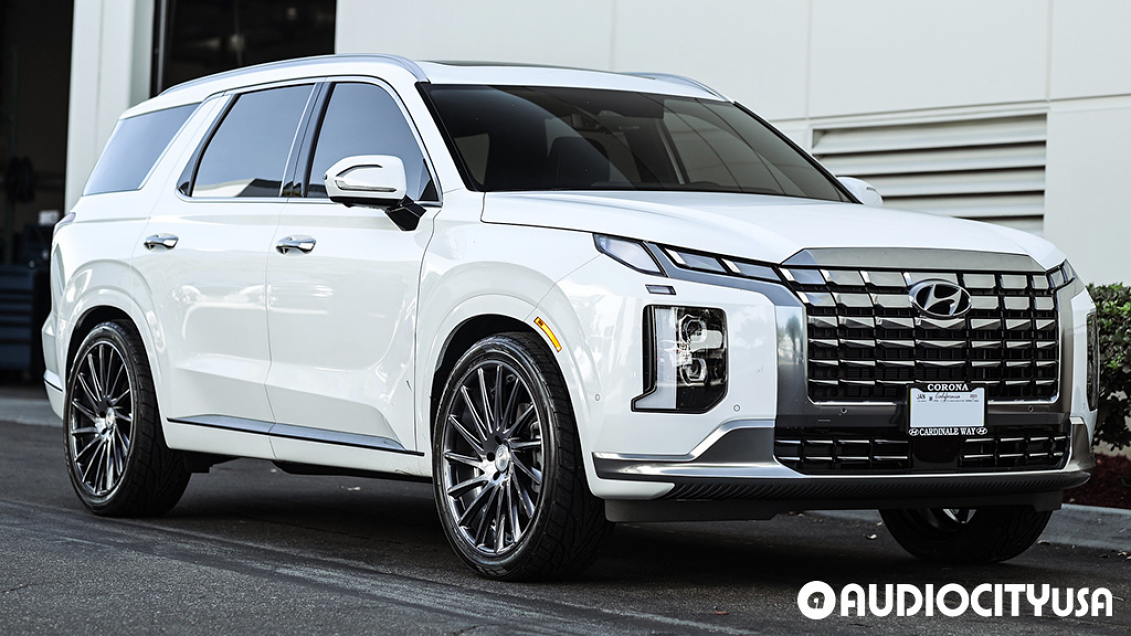 2023 Hyundai Palisade on 22" Road Force Wheels RF16 Gunmetal Machined ...