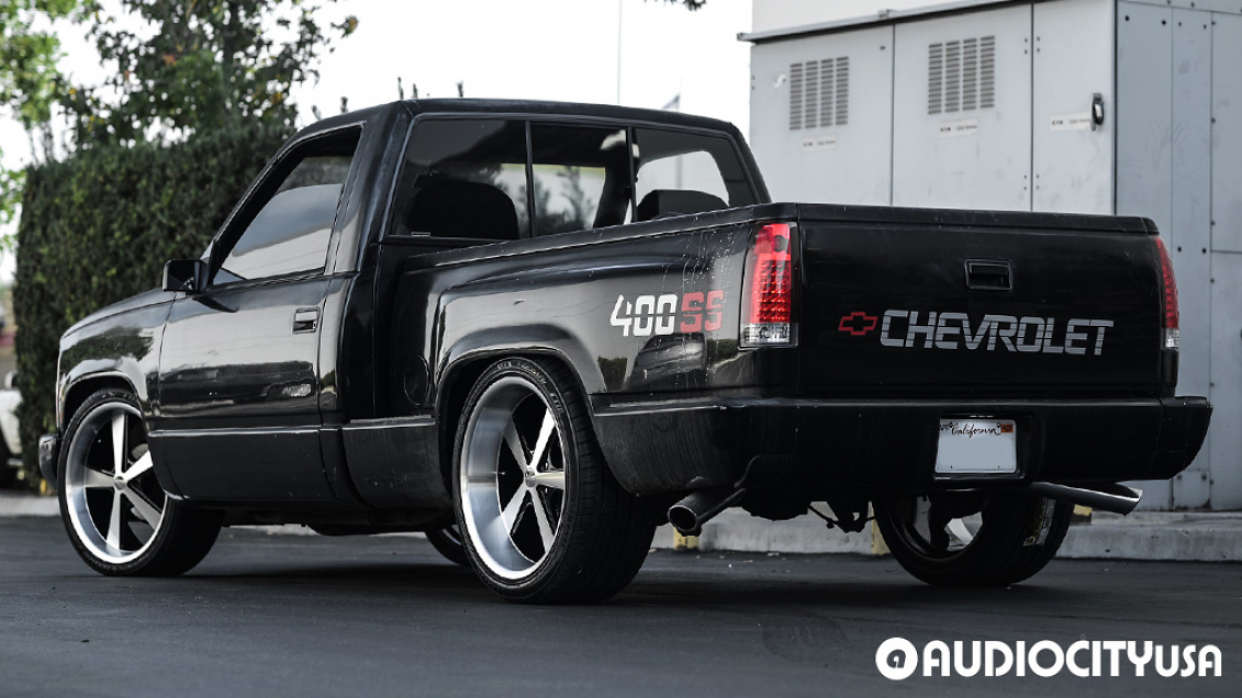 1988 Chevrolet C1500 on 22" American Racing Wheels VN701 Nova Gloss ...