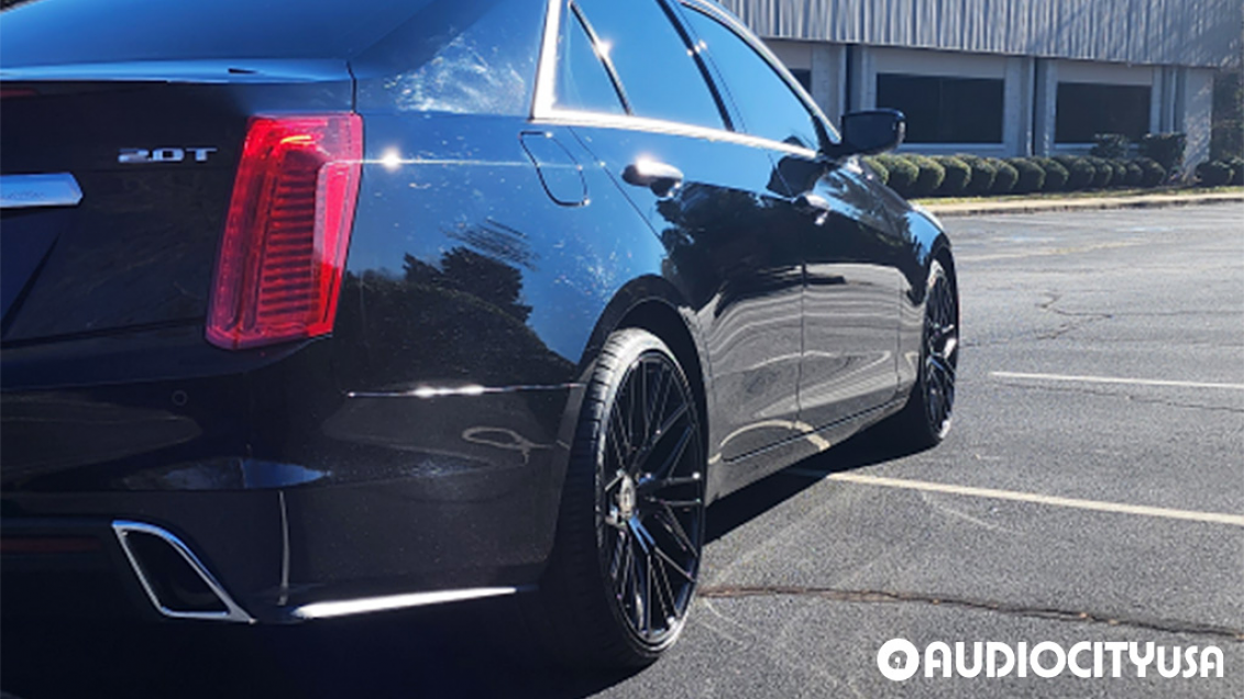 2017 Cadillac CTS on 20" Road Force Wheels RF13 Gloss Black | Gallery ...