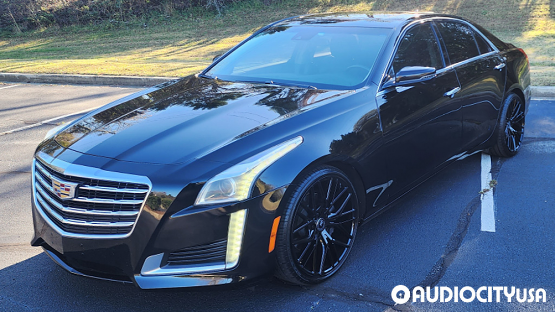 2017 Cadillac CTS on 20" Road Force Wheels RF13 Gloss Black | Gallery ...