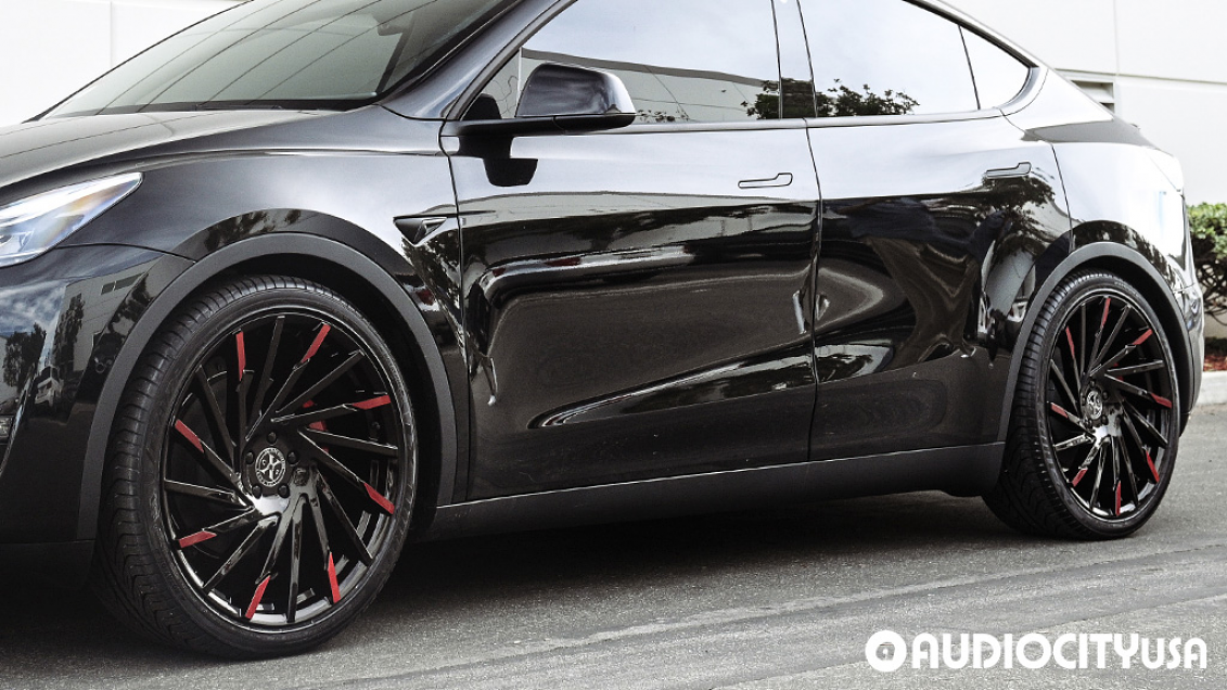 2022 Tesla Model Y Xcess X02 22 inch Wheels | Gallery | AudioCityUSA
