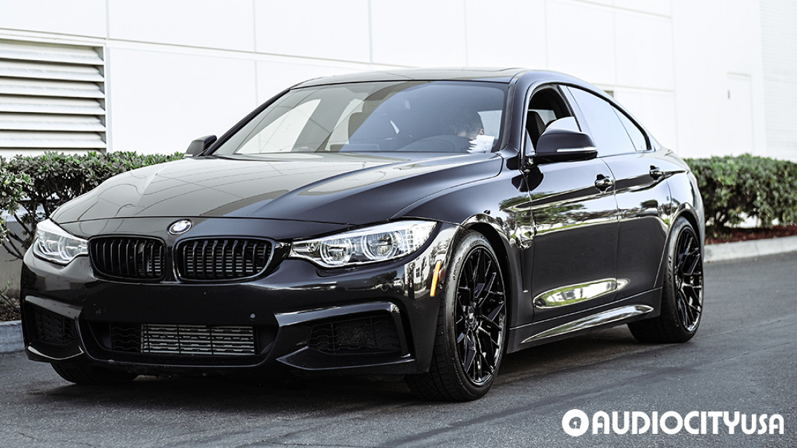 2016 BMW 4 Series on 19" Variant Wheels Radon Gloss Piano Black ...