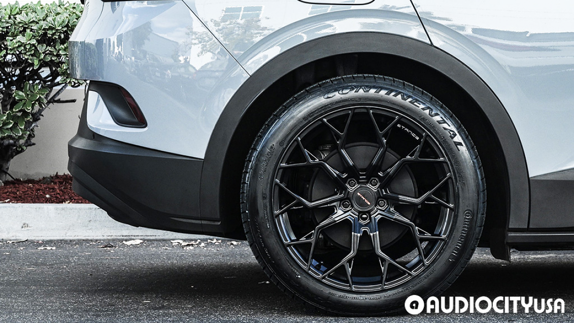 2021 Volkswagen ID.4 on 20" Strada Wheels SF10 Matte Black | Gallery ...