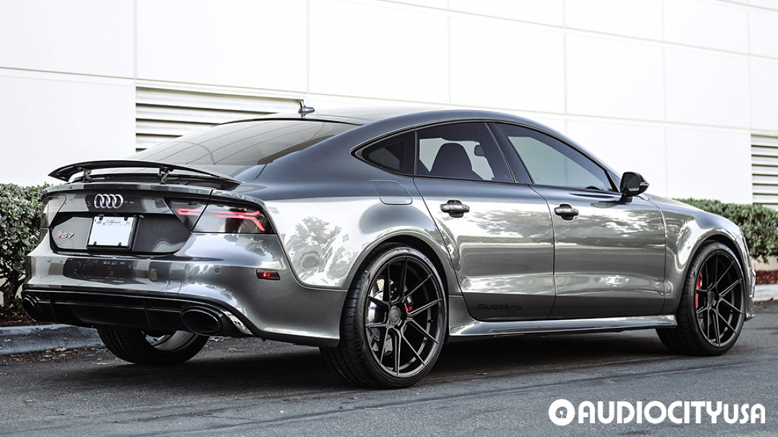 2016 Audi RS7 on 21" Ferrada Wheels F8-FR8 Matte Black | Gallery ...