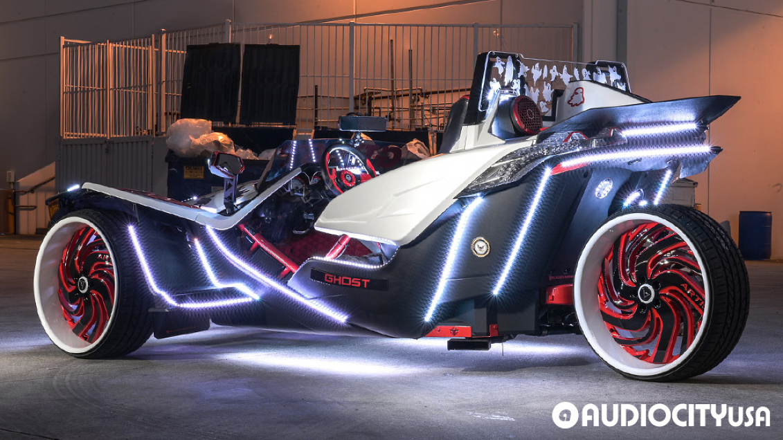 2017 Polaris Slingshot on 24" Artis Wheels Fillmore Custom Gloss Black ...