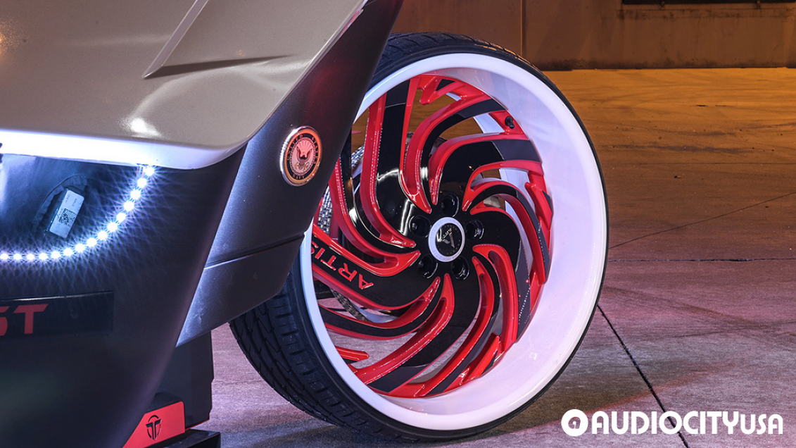 2017 Polaris Slingshot on 24" Artis Wheels Fillmore Custom Gloss Black ...