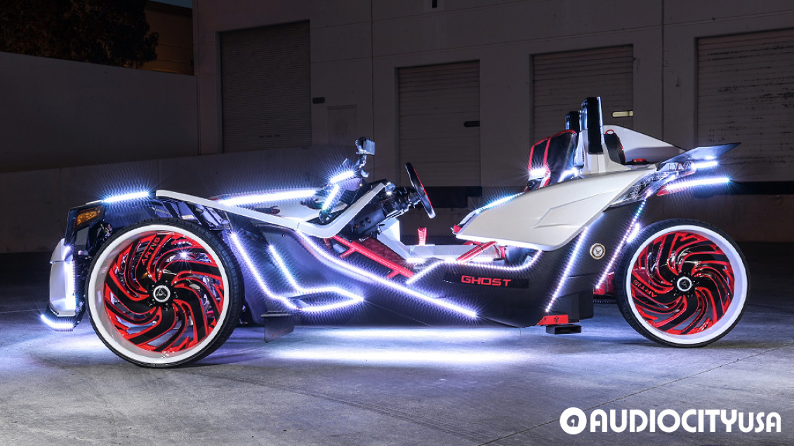 2017 Polaris Slingshot on 24" Artis Wheels Fillmore Custom Gloss Black ...