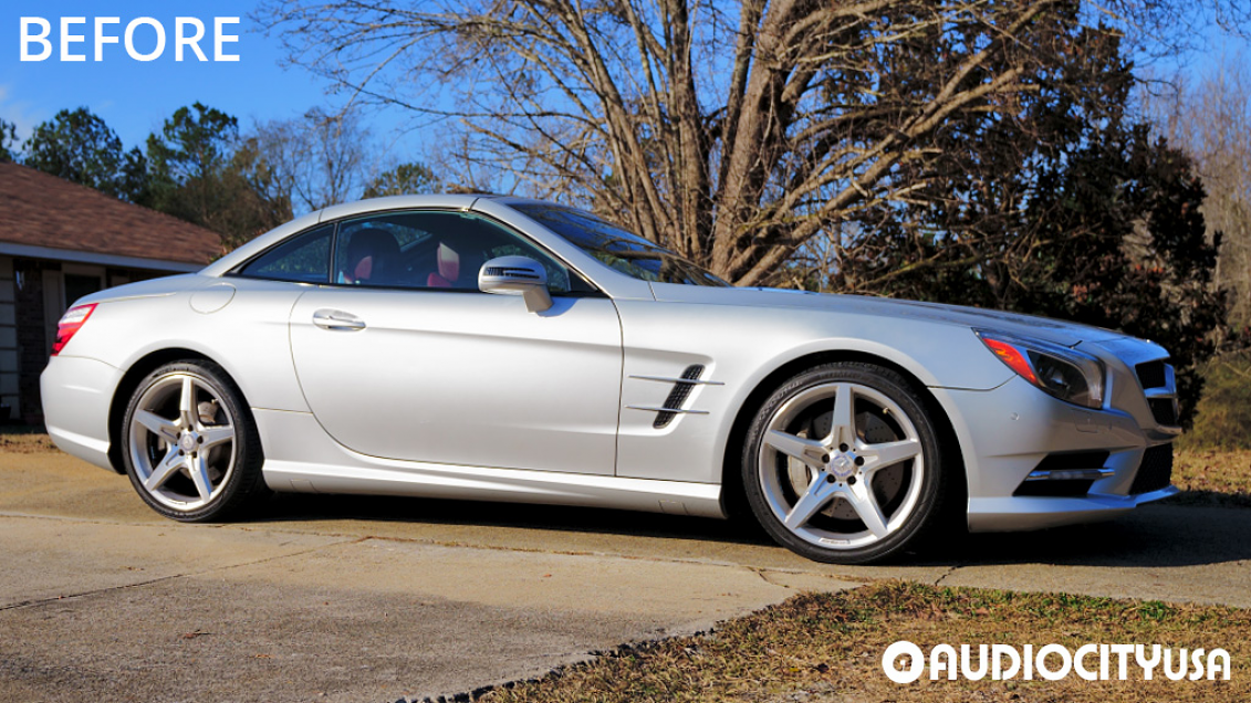 2013 Mercedes-Benz SL-Class on 20" Stance Wheels SF07 Brushed Dual ...