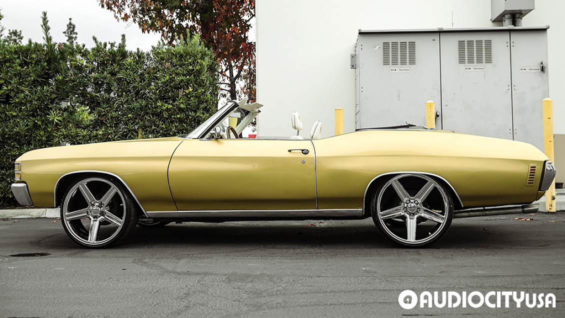 1971 Chevrolet Chevelle on 22" IROC Wheels Replica Chrome | Gallery ...
