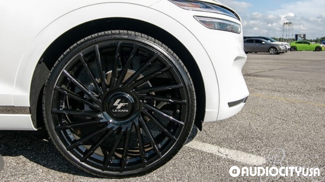 2022 Genesis GV70 on 24" Lexani Wheels Wraith-XL Gloss Black | Gallery ...