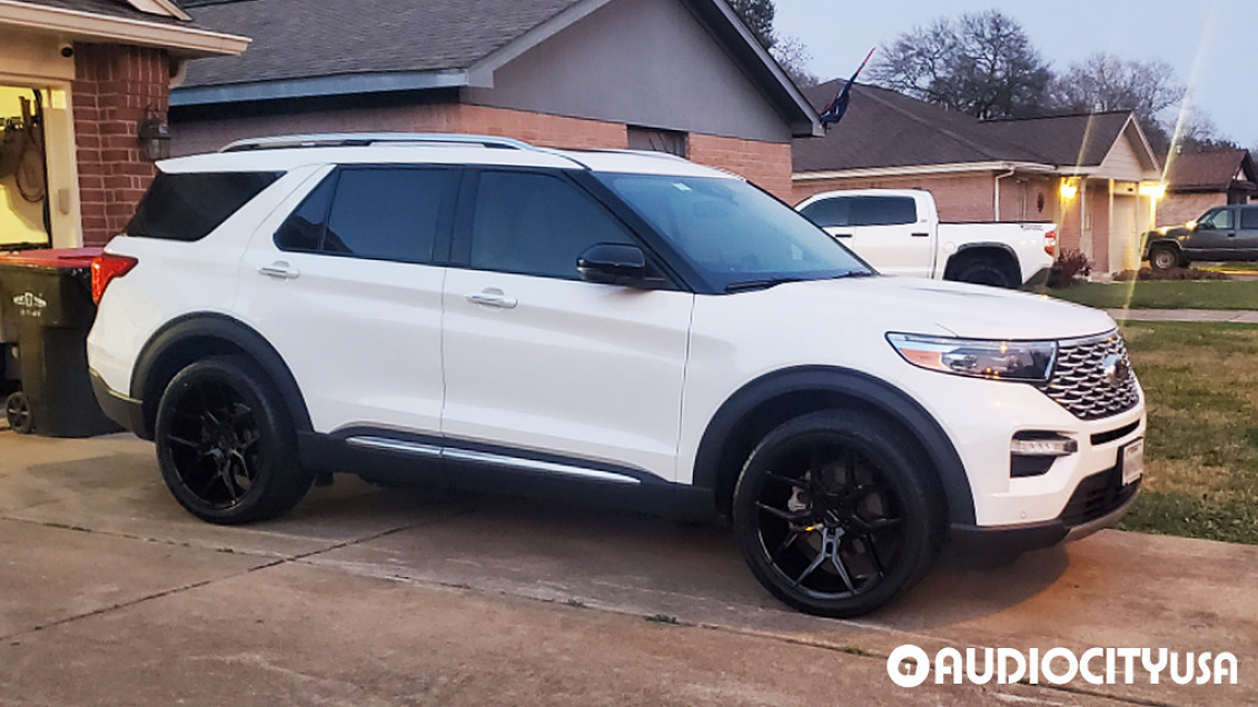 2021 Ford Explorer on 22" Giovanna Wheels Haleb Gloss Black | Gallery ...